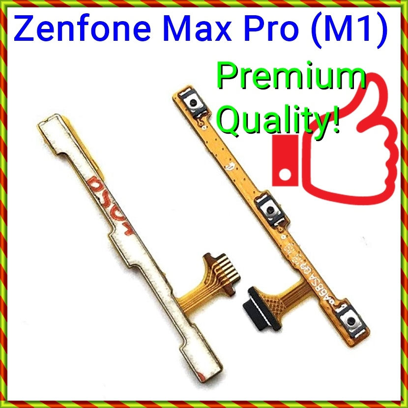 NEW ORI On Off Power Volume Buttons Switch Ribbon for ASUS Zenfone Max Pro M1 / ZB601KL ZB602KL ...