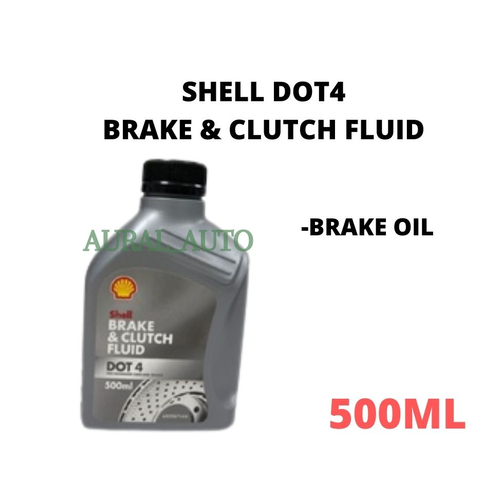 Shell Dot4 Minyak Brek 500ml Brake Oil And Clutch Fluid For Passenger ...
