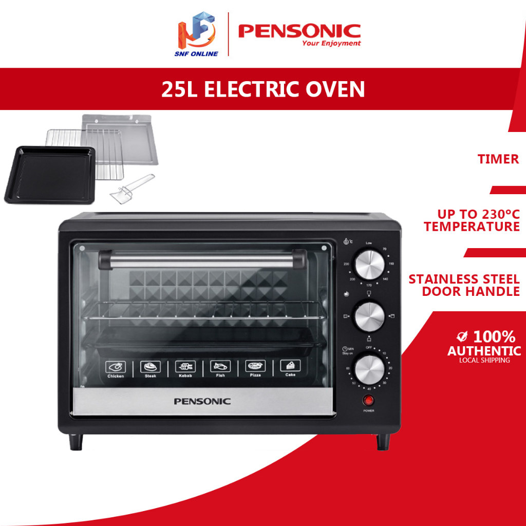 Pensonic 25L Ketuhar Elektrik Electric Oven PEO-2511 | Shopee Malaysia