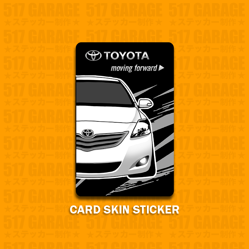 TOYOTA VIOS 2ND GEN - ATM CARD STICKER - TOUCHXGO STICKER - T*G STICKER - ACCESS CARD STICKER ...