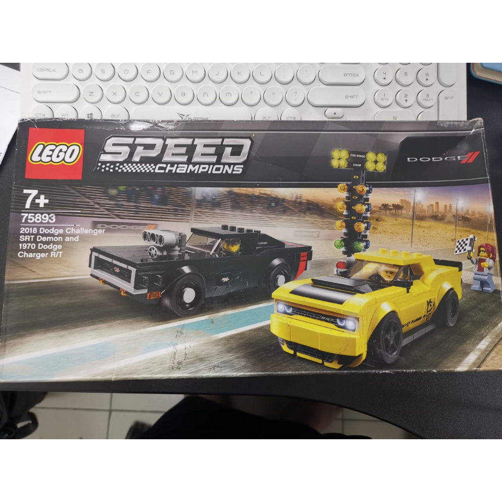 Lego 75893 Speed Champions 2018 Dodge Challenger SRT Demon and 1970 ...