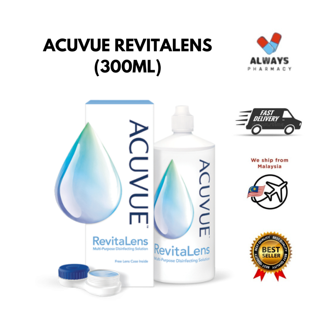 ACUVUE REVITALENS (300ML) | ACUVUE REVITA LENS DISINFECTING SOLUTION ...