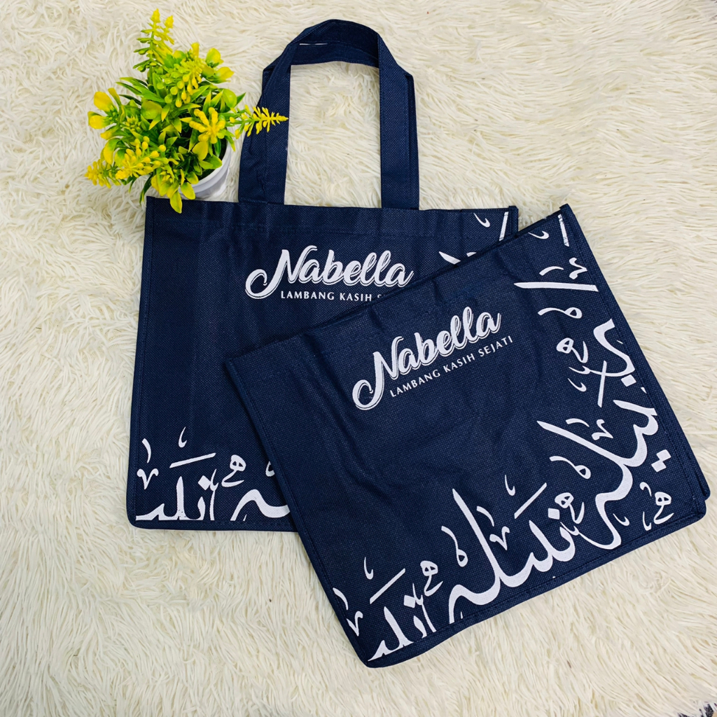 BAG NABELLA TELEKUNG MUSLIMAH Beg Telekung Hantaran Bag kain telekung ...
