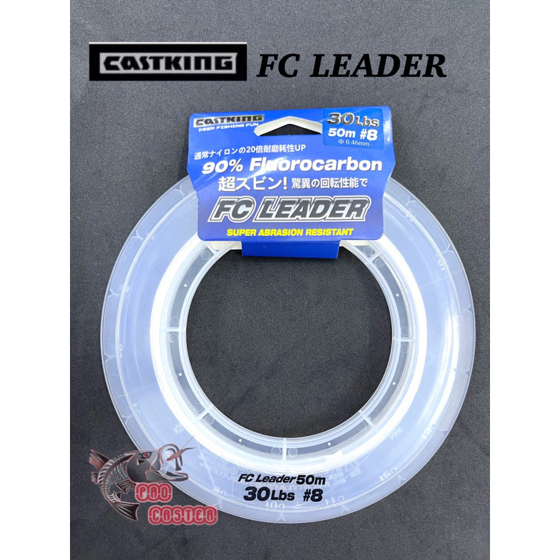 Castking FC Leader 90% Fluorocarbon Fishing Line tali perambut 子线 ...