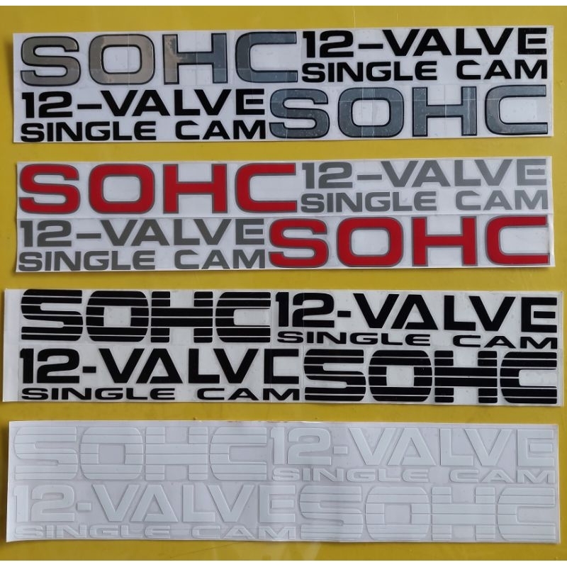 sticker SOHC 12v std cutting | Shopee Malaysia