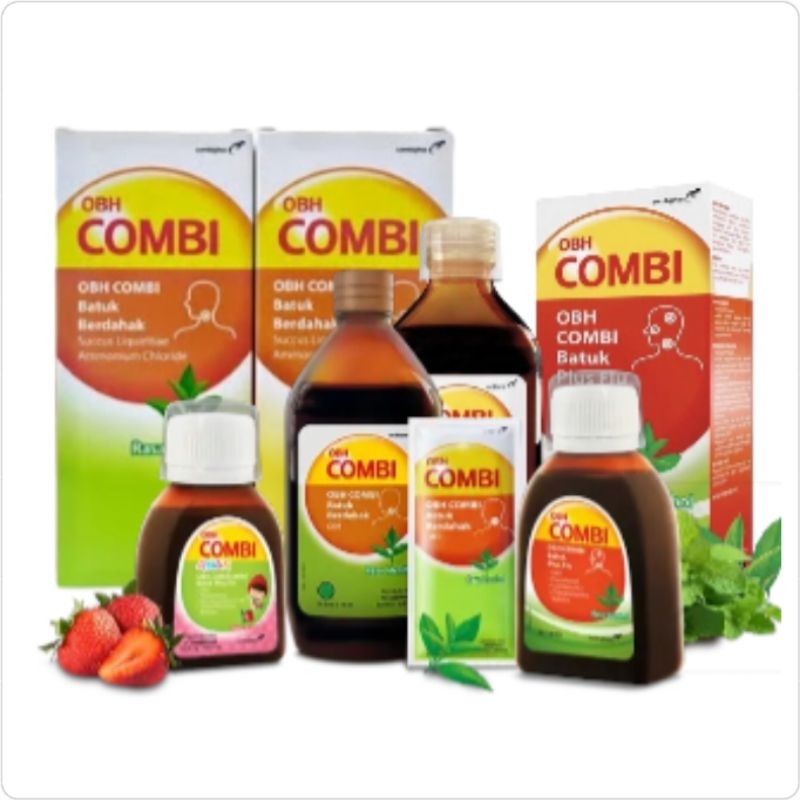 OBH Combi Batuk Plus Flu 100ml - Obat Herbal Batuk dan Flu, Rasa ...