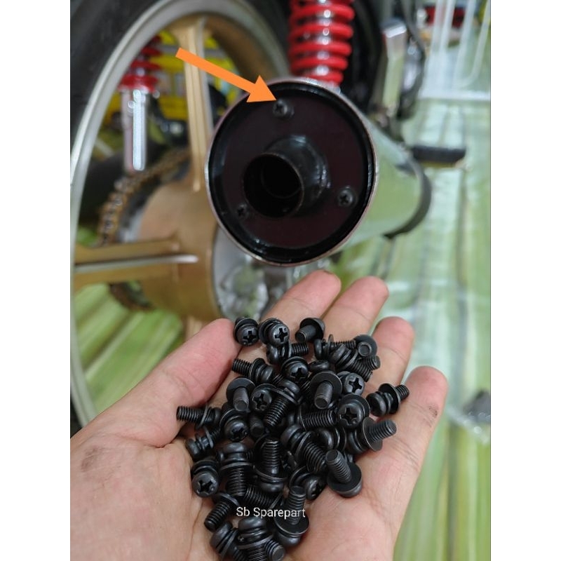 Skru Selincer Exzos Rxz 3bs. Screw Ada Bintik. like Ori. harga Untuk ...