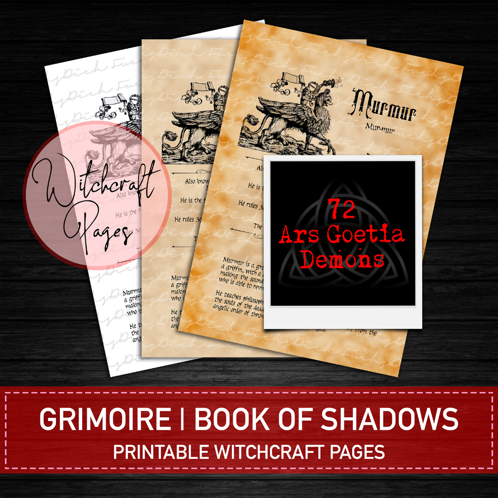 FuchsDich Printable MURMUR 72 Ars Goetia Demons | Witchcraft | Book of ...