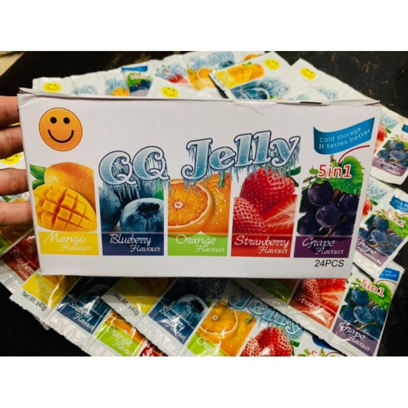 QQ Jelly 5 Mix Flavour (1Box = 24pcs) | Shopee Malaysia