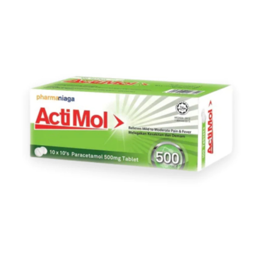 [READY STOCK!] ActiMol Paracetamol 500/650mg Tablet Same As Panadol ...