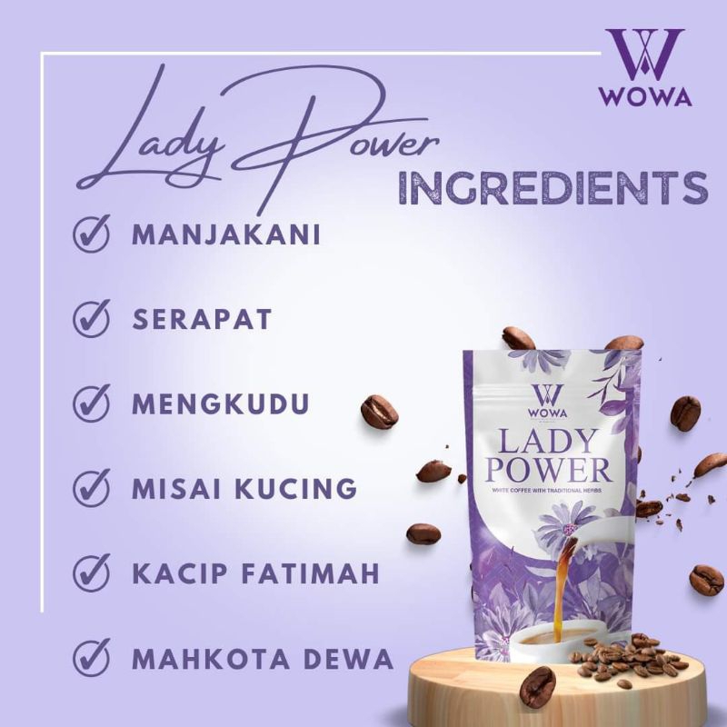 🔥LADY POWER WOWA KOPI JAMU HARUM SUNDA/JAVANESE HERBAL COFFEE(5/15 ...