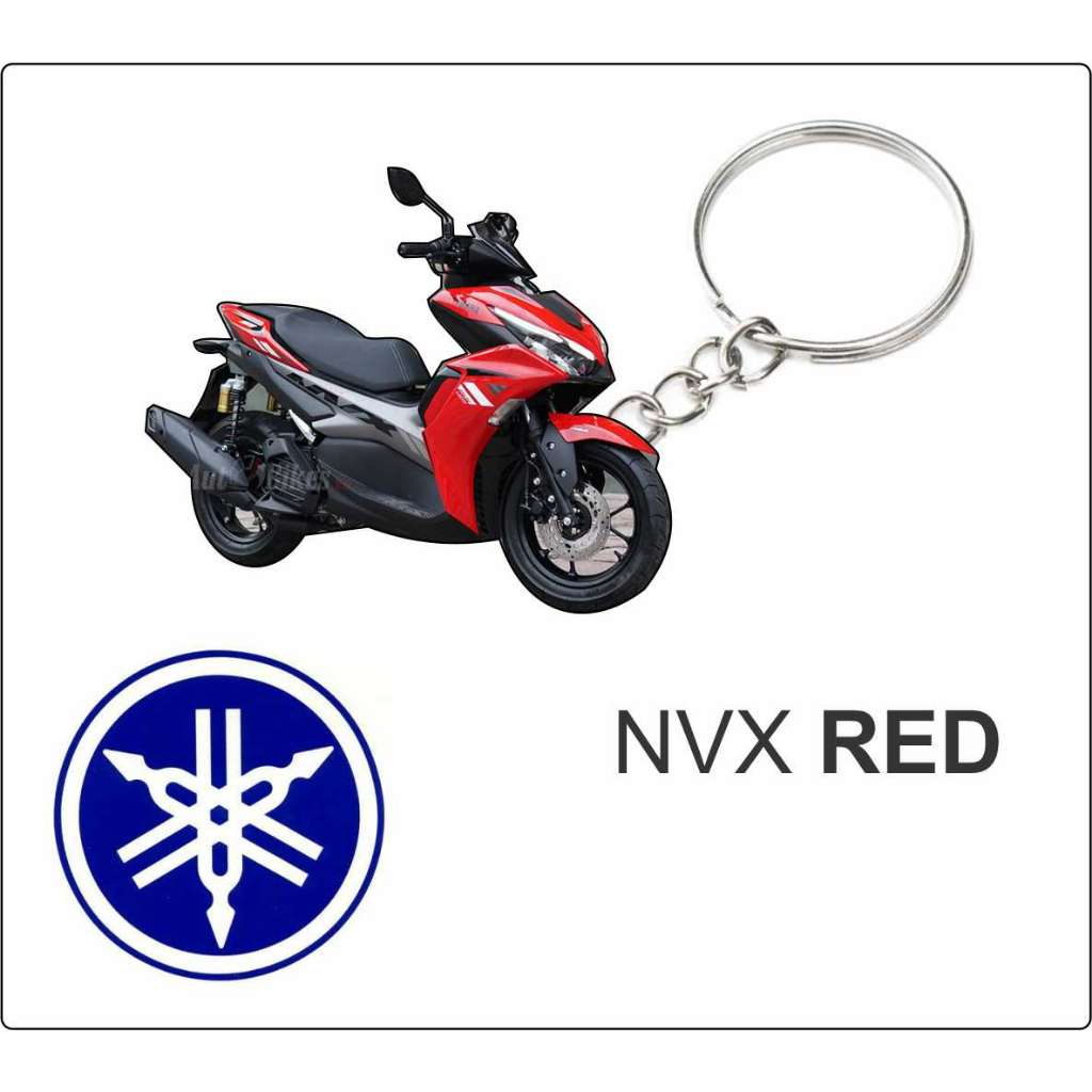 yamaha nvx red yellow keychain 2d nvx yellow | Shopee Malaysia