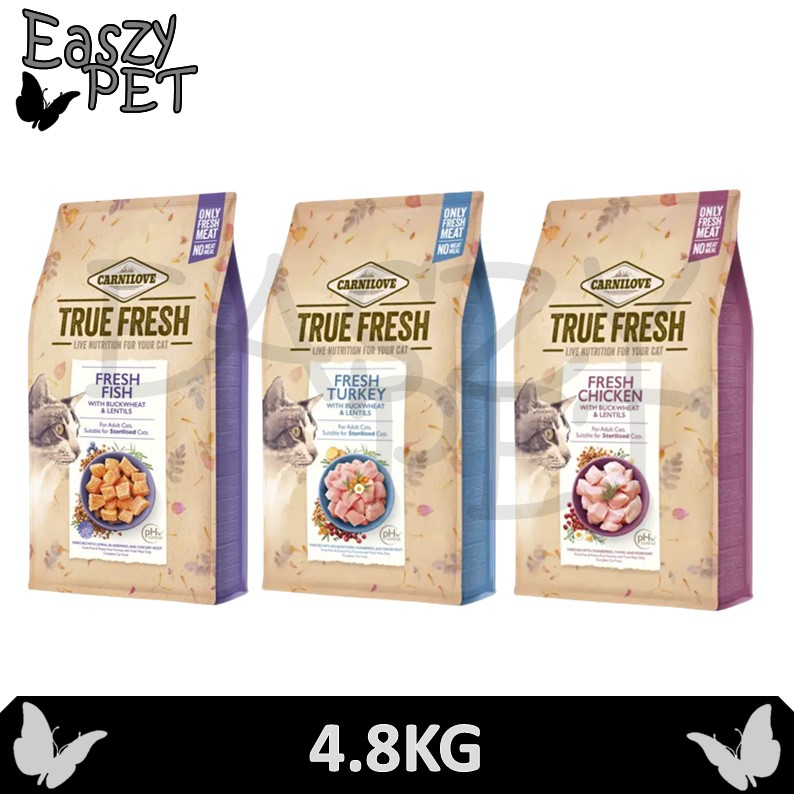 [EXP DATE : 4/2024] Carnilove True Fresh Grain Free & Potato Free Cat ...
