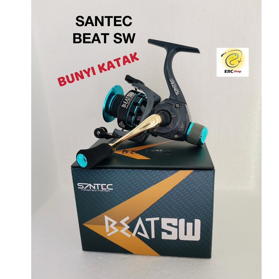 2022 SANTEC BEAT SW SALTWATER SPINNING REEL BUNYI KUAT KATAK | Shopee ...