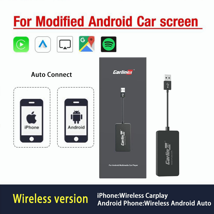 Carlinkit 5.0 wired to wireless carplay Carlink kit 4.0 android auto ...