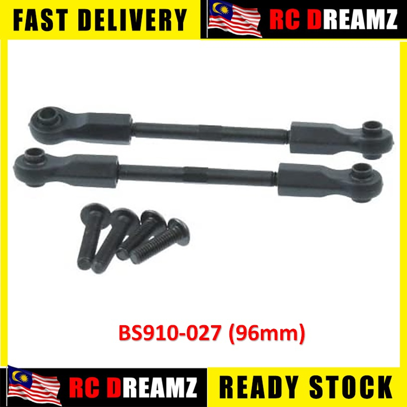 RC Car Linkage Rod Metal Steering Linkage 1:8 / 1:10 Black 2 pcs ...