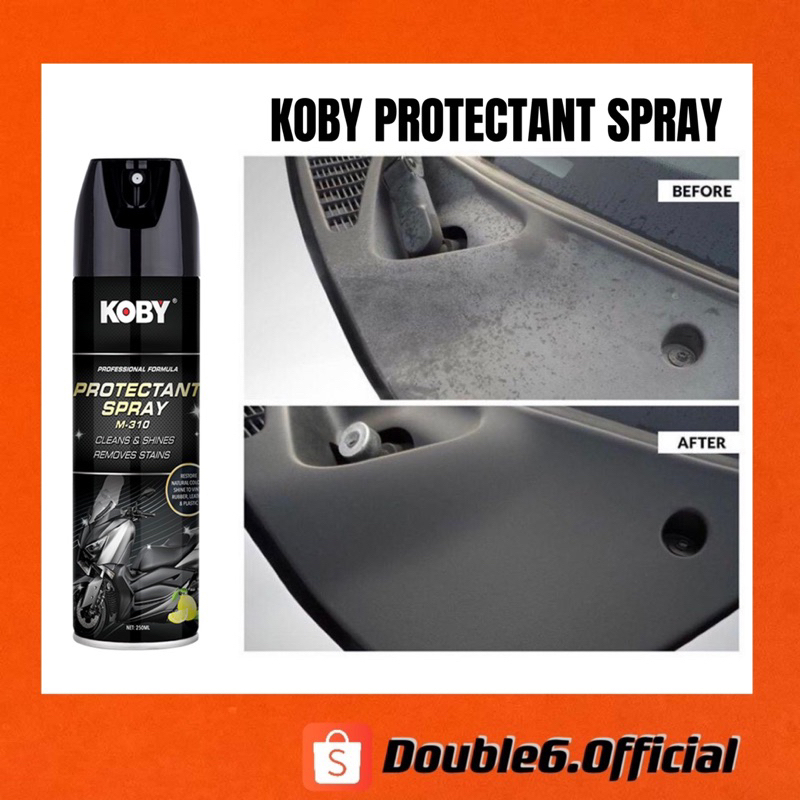 KOBY PROTECTANT SPRAY For Matte & Gloss Surface LEMON 250ml (NO ...