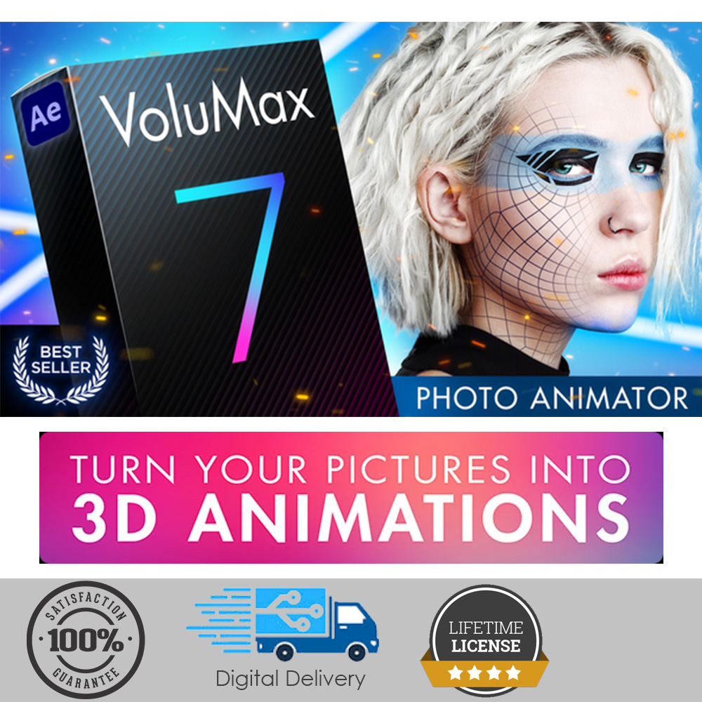 VoluMax - 3D Photo Animator v7 - AI toolkit for AE | Shopee Malaysia