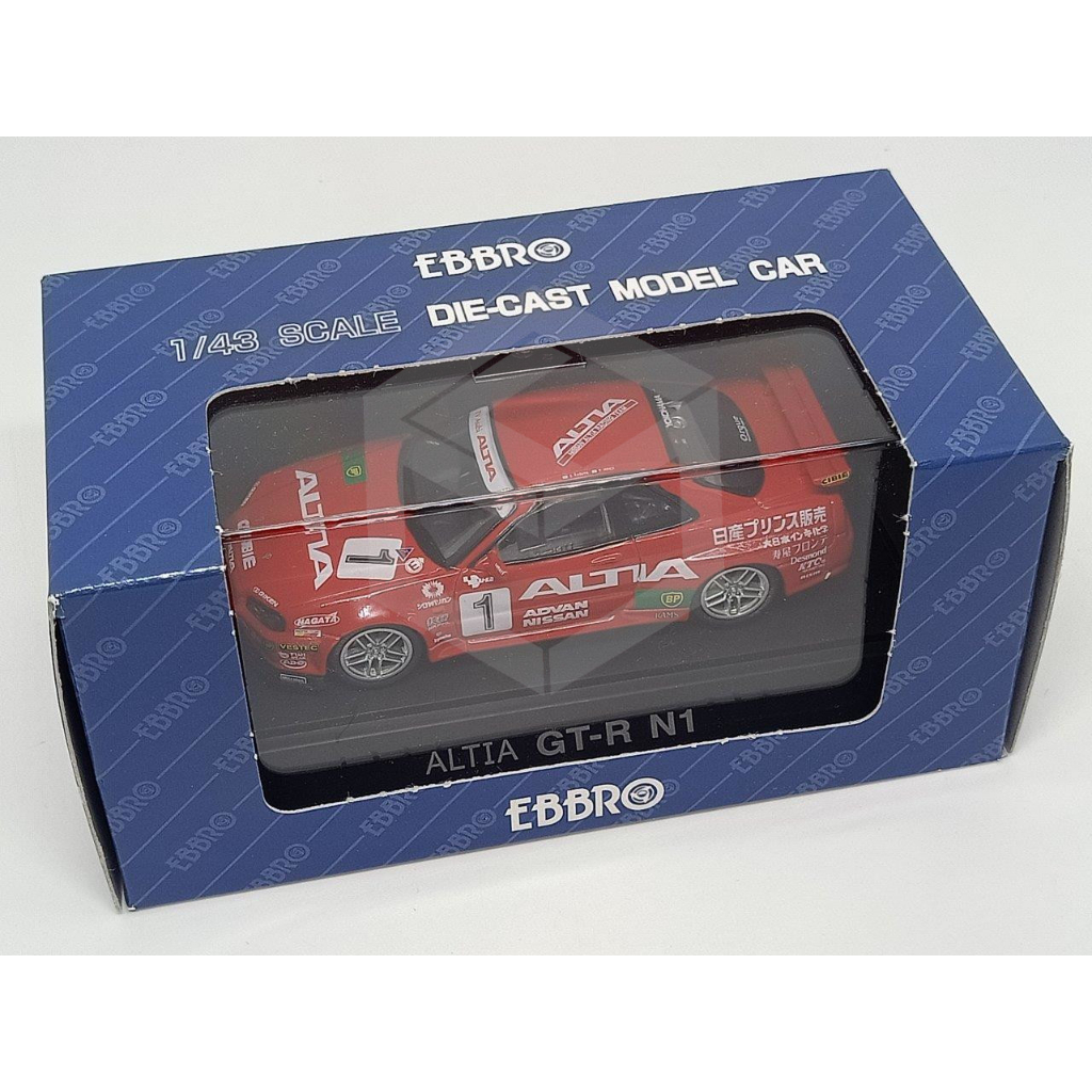 EBBRO 1:43 [ALTIA SKYLINE GT-R N1 R34] DIE-CAST MODEL CAR | Shopee Malaysia