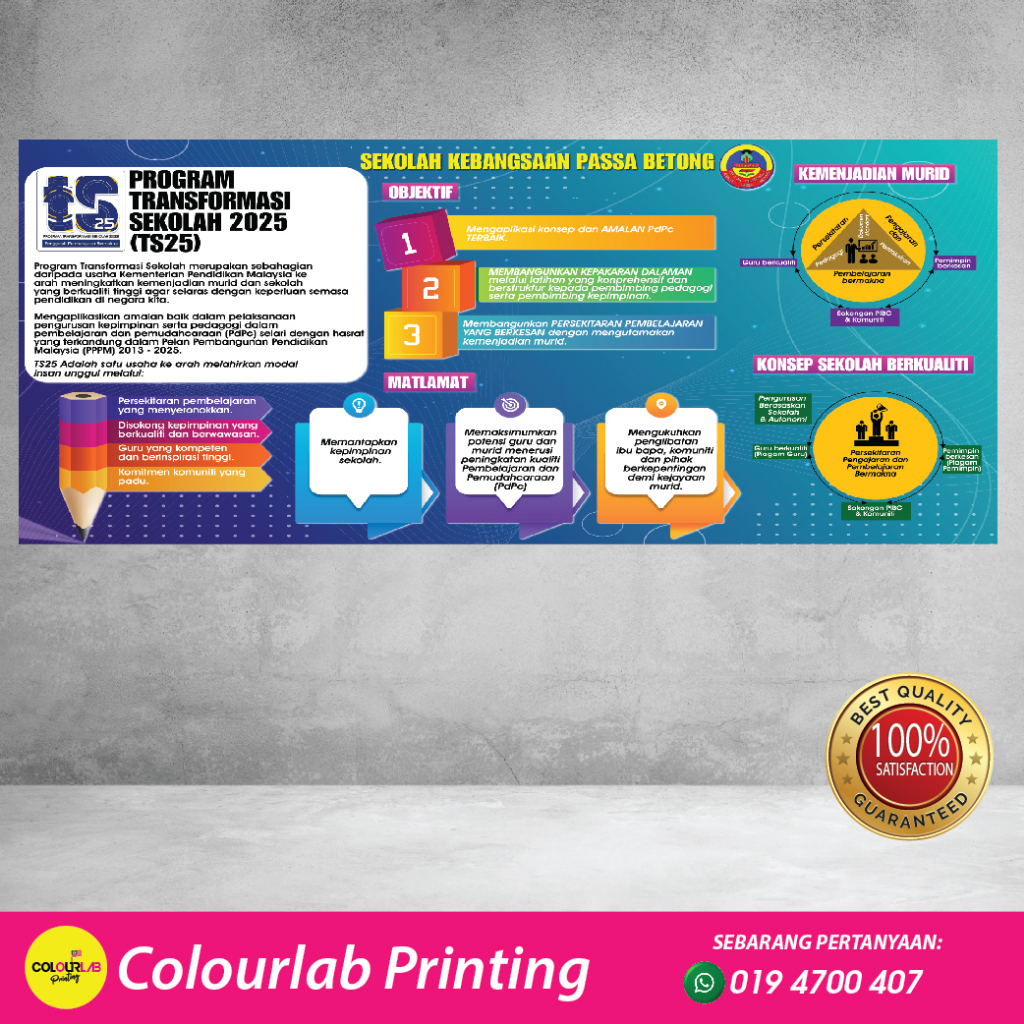 Banner TS25 sekolah rendah dan menengah A | Shopee Malaysia