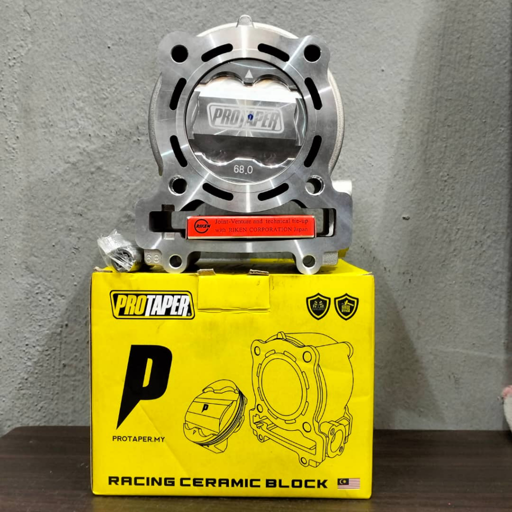 LC135/Y15ZR PROTAPER RACING CERAMIC BLOCK SET 68mm+3mm | Shopee Malaysia