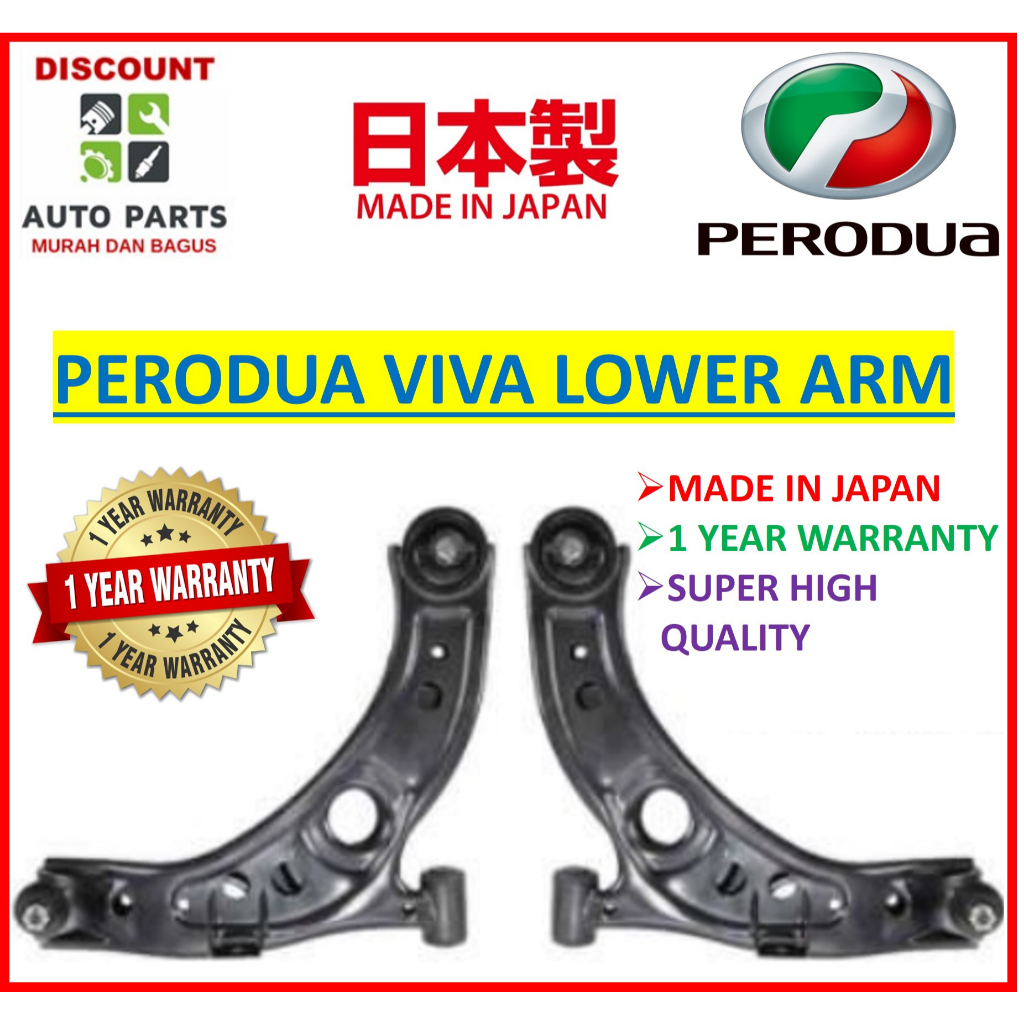 🔥MADE IN JAPAN - 1 YEAR WARRANTY 🔥 PERODUA VIVA LOWER ARM LEFT RIGHT ...