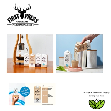 FIRST PRESS ICED COFFEE ALMOND, ALMOND NSA,MOCHA ALMOND & OAT MILK ...