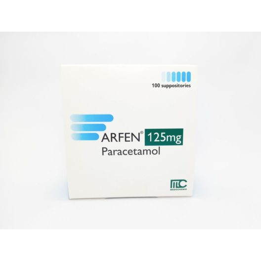 [BOX-100'S] Paracetamol Suppositories (Arfen) 125mg - (Ubat Demam ...