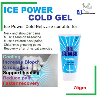 Cool-X Cold Gel 75ml (Roll-On) or Ice Power Pain Relieving Gel 75mL ...