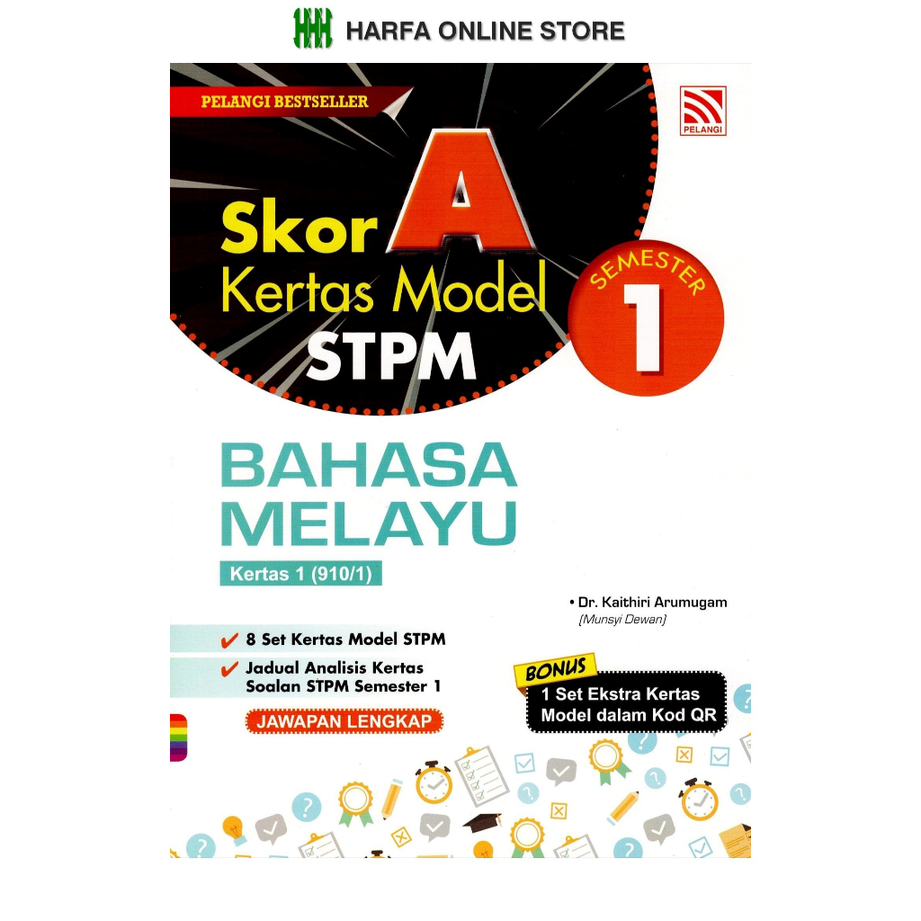 Buku Latihan : Skor A Kertas Model STPM Semester 1 Bahasa Melayu Kertas 1 ( 910/1 ) | Shopee ...