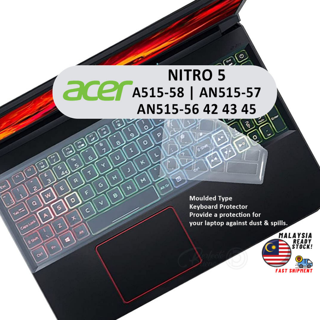 Keyboard Protector for Acer Nitro 5 AN515-58 AN515-55 43 45 51 51EZ ...