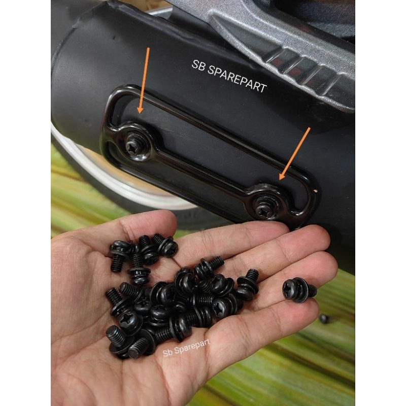 Screw siap Waser Cover Exzos 3bs RXZ . skru Exzos 3bs. Ada bintik ...