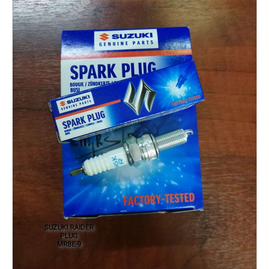 SUZUKI RAIDER/GSX-R/GSX-S/GIXXER 250/GIXXER SF 250 SPARK PLUG MR8E-9 ORIGINAL FROM SUZUKI ...