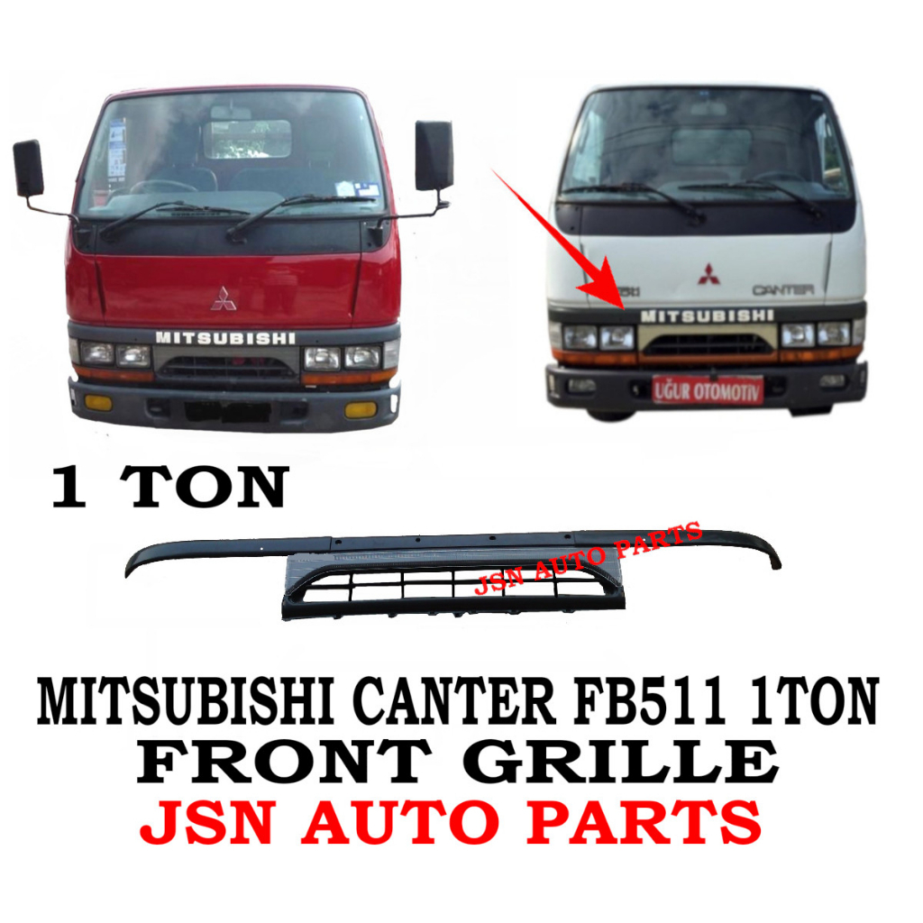 J121S06 FRONT GRILLE MITSUBISHI CANTER FB511 1TON LORRY TRUCK AKSESORI ...
