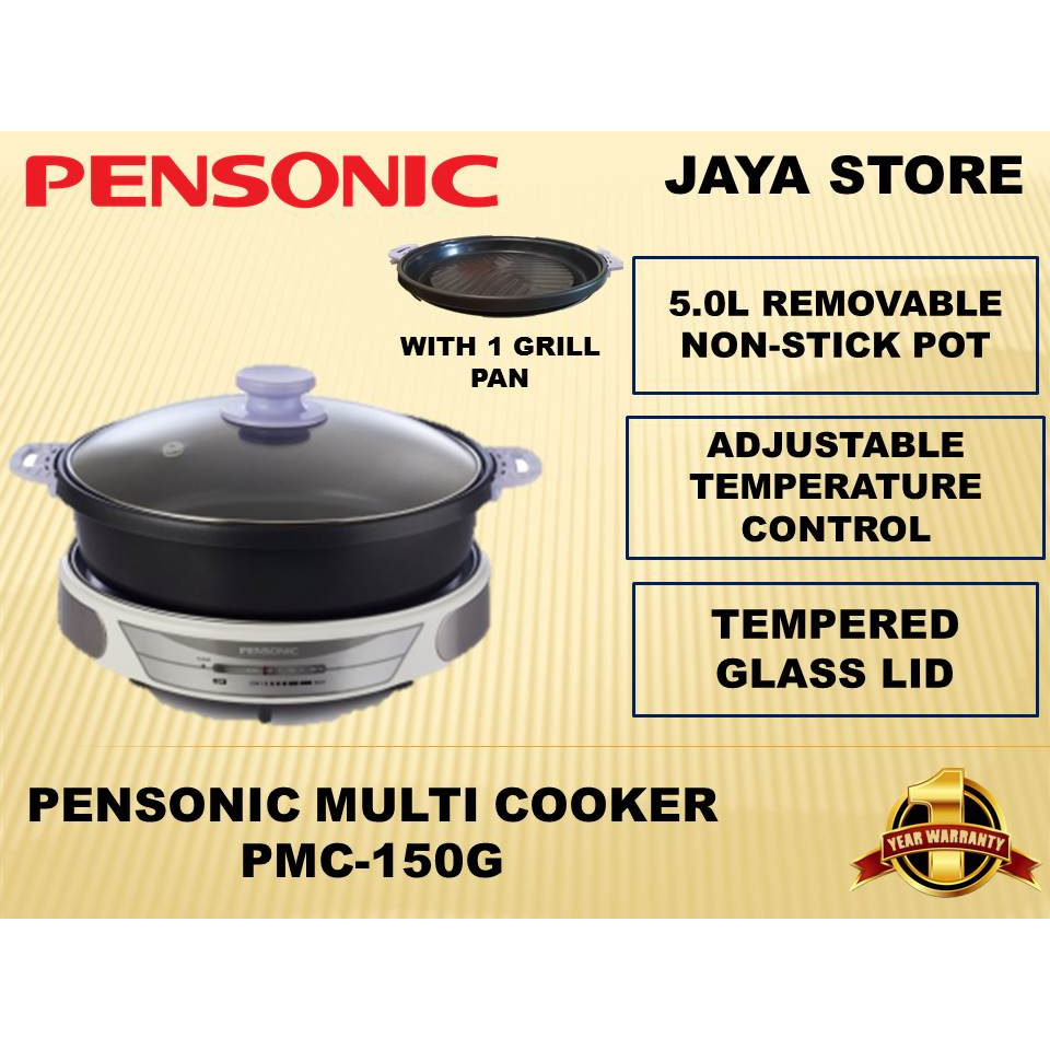 Pensonic Chef's Like Multi Cooker With BBQ Grill 5.0L PMC-150G | Shopee ...