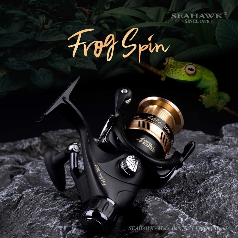 SEAHAWK FROG SPIN SPINNING REEL | Shopee Malaysia