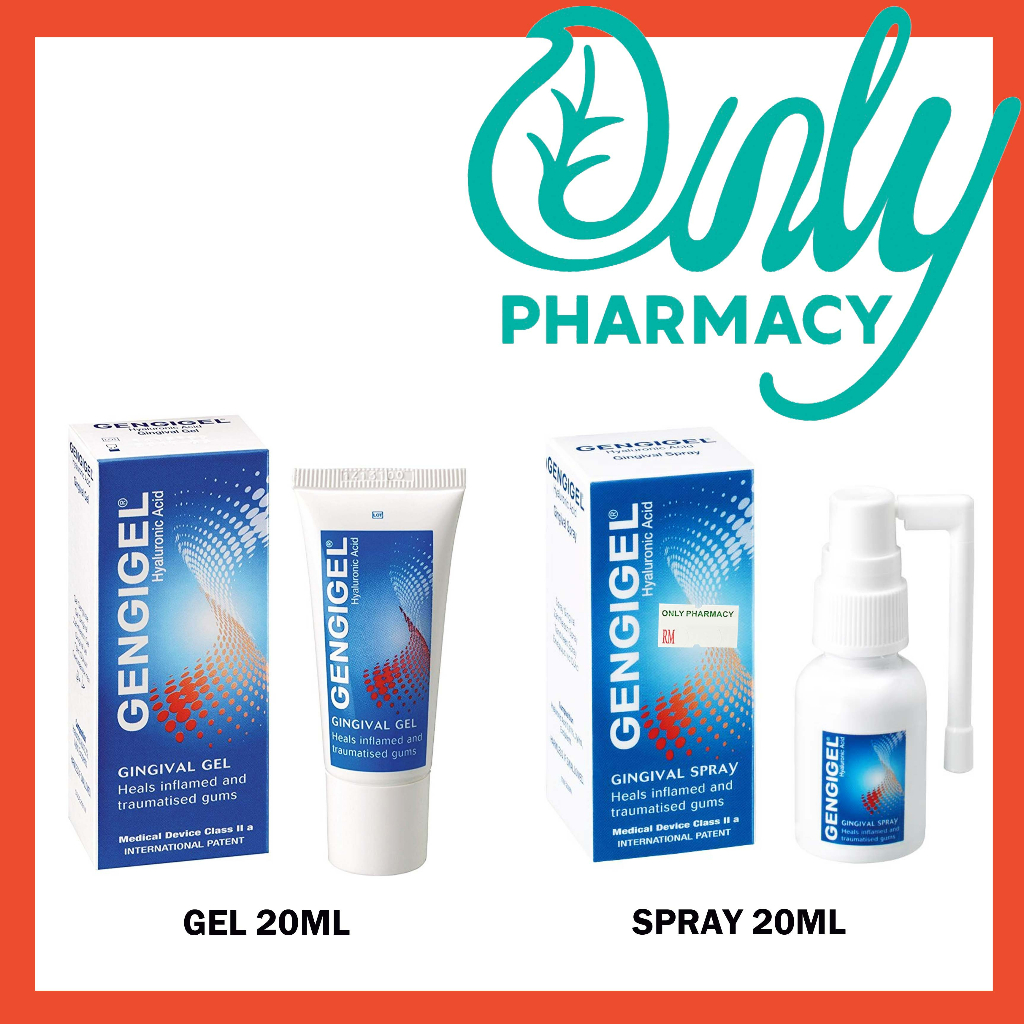 GENGIGEL Gingival Spray with Hyaluronic Acid 20mL Exp:07/2026 OR ...