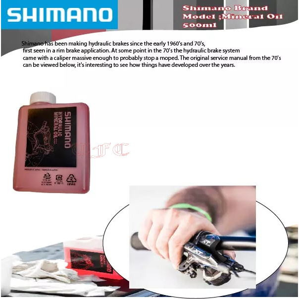 Shimano Sport Racing Hydraulic Disc Brake Oil (Mineral Oil) | Shopee ...