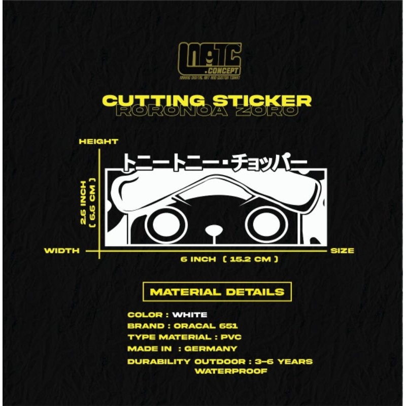 STICKER ANIME CUTTING STICKER ANIME CHOPPER ONE PIECE DECALS | Shopee ...