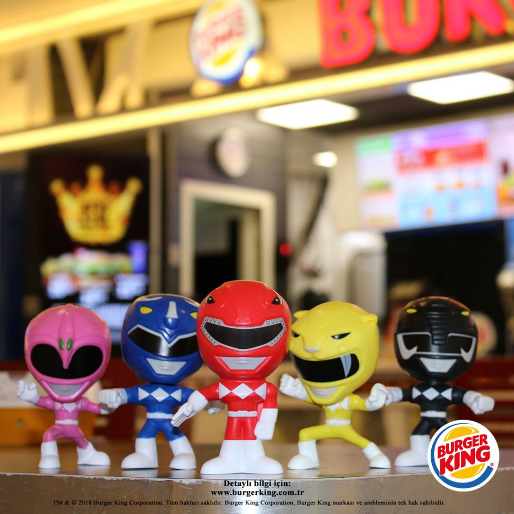 Mighty Morphin Power Rangers MMPR (Burger King Set) | Shopee Malaysia