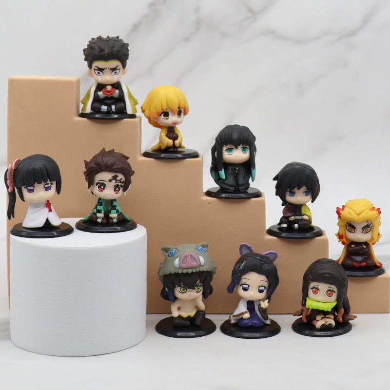 READY STOCK Demon Slayer Tanjiro Nezuko Zenitsu Inosuke Rengoku Giyu ...