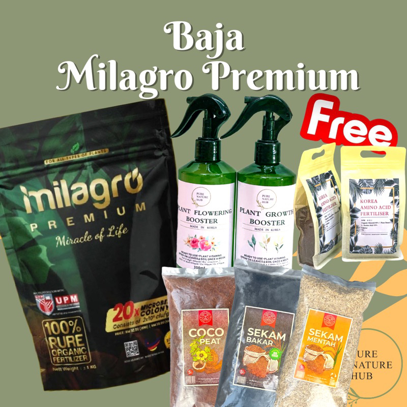 Baja Milagro Premium 1kg Free Vitamin Spray Terbaru With Zip Pack ...