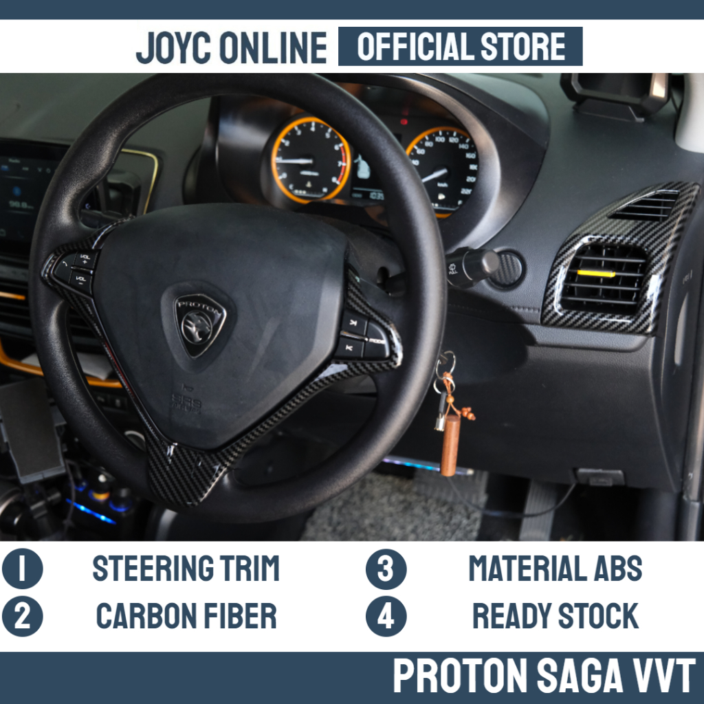 CARBON FIBRE Proton Saga VVT 2016 - 2025 Interior Cover trim ...