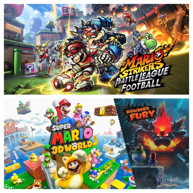 （2in1）Nintendo Switch Digital Mario Strikers: Battle League Football+ ...