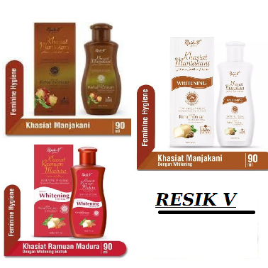 Resik V- Feminine Wash- Khasiat Manjakani, Madura- 90ml/200ml | Shopee ...