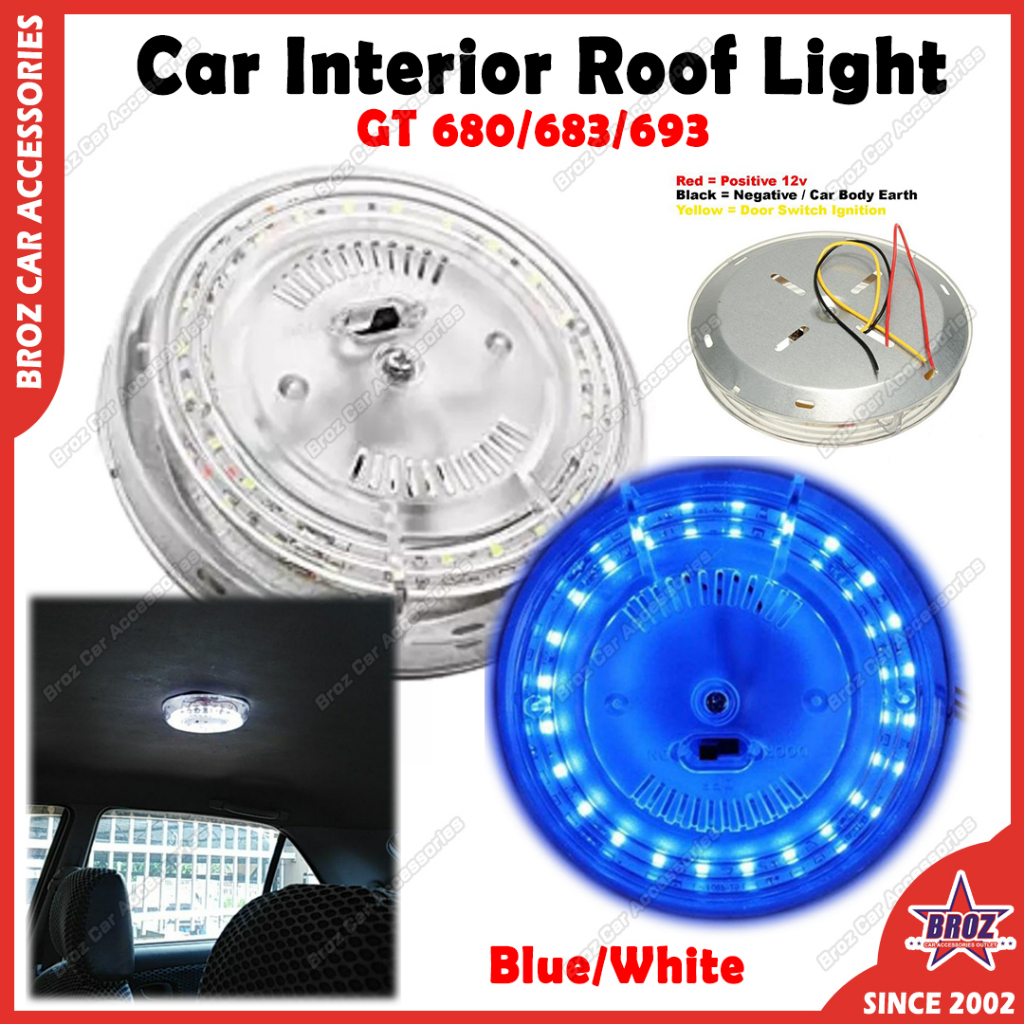 Universal 24 LED Car Roof Light Indoor Lamp Interior GT-680 / GT-683 ...