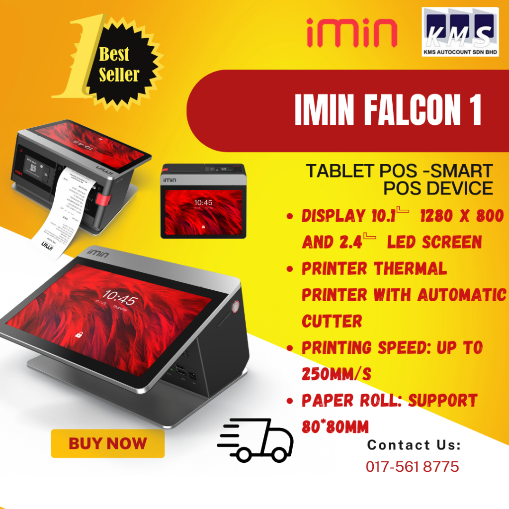 IMIN FALCON 1 TABLET POS -SMART POS DEVICE | Shopee Malaysia