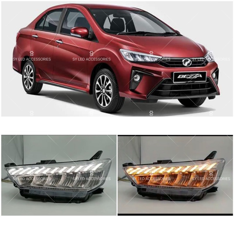 Perodua Bezza (2020 to 2022) Headlamp Headlight LED Head Lamp Head ...