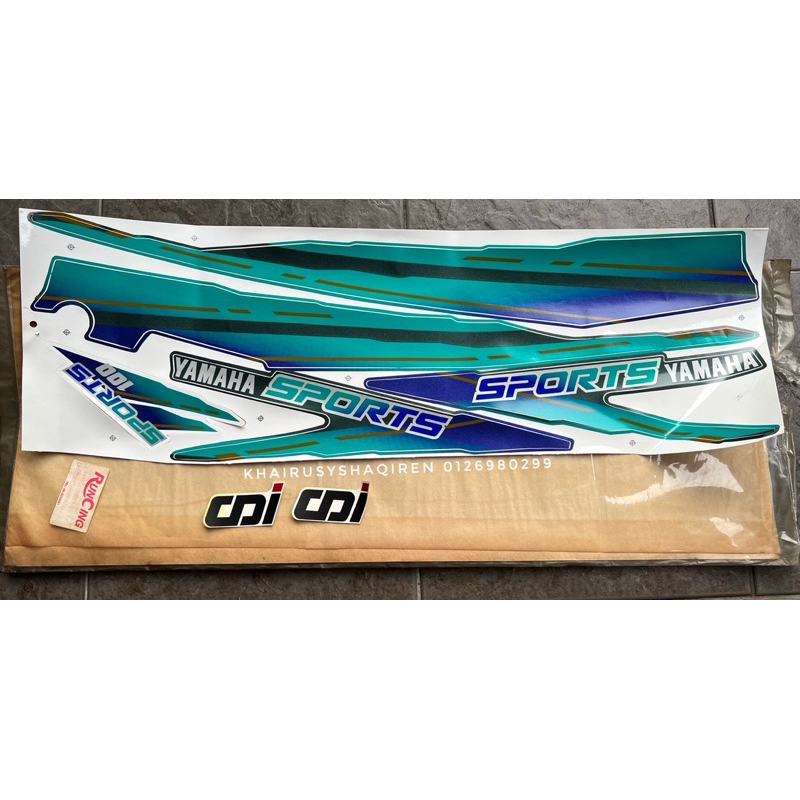 Yamaha 100 Sport (2JG) Bodyset Sticker NEW | Shopee Malaysia