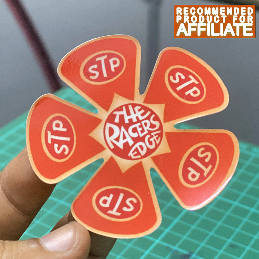 STP stiker the racer edges japan stp Sticker gloss laminate high grade ...